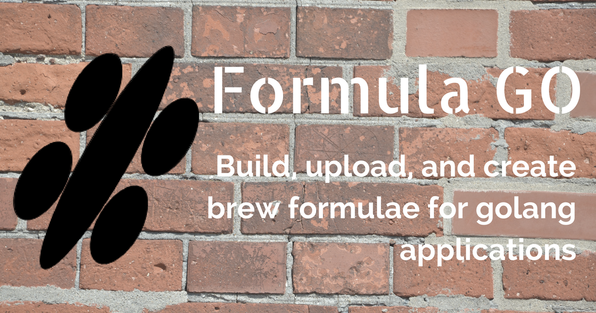 Licenses: Build, upload, and create brew formulae for golang applications.